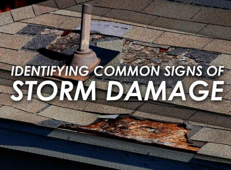 How to Identify Common Signs of Storm Damage - Dynamic Roofing Concepts Inc